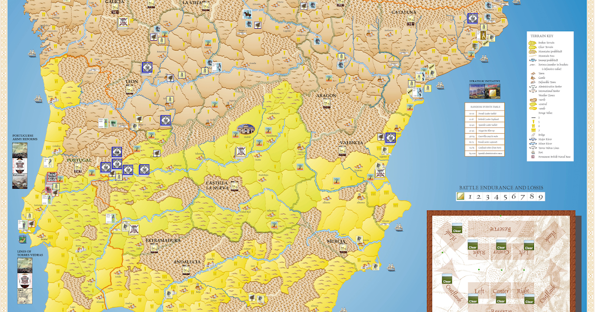Heretical Gaming: Peninsular War Campaign Summary - end of April 1809