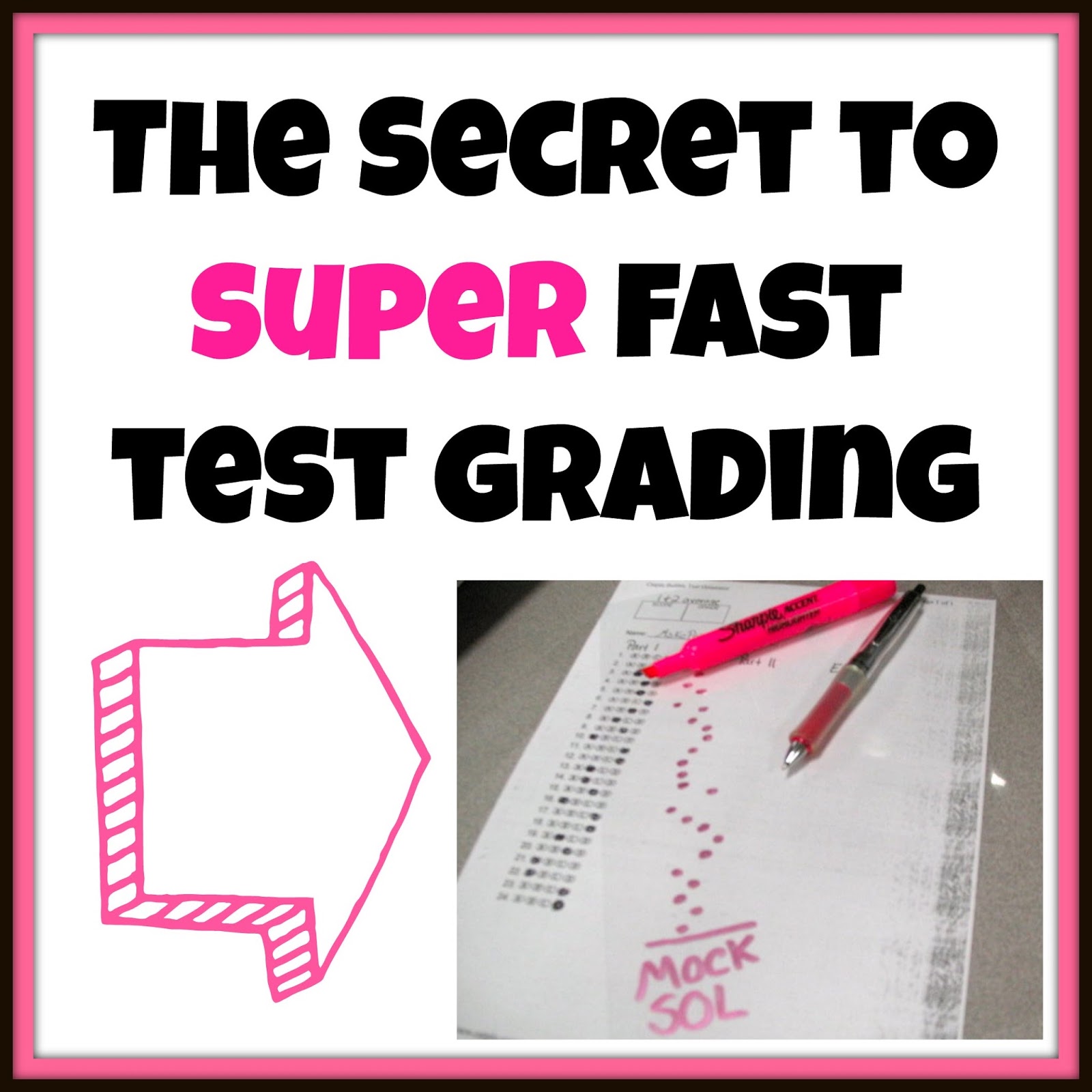 Easy Test Grading Method