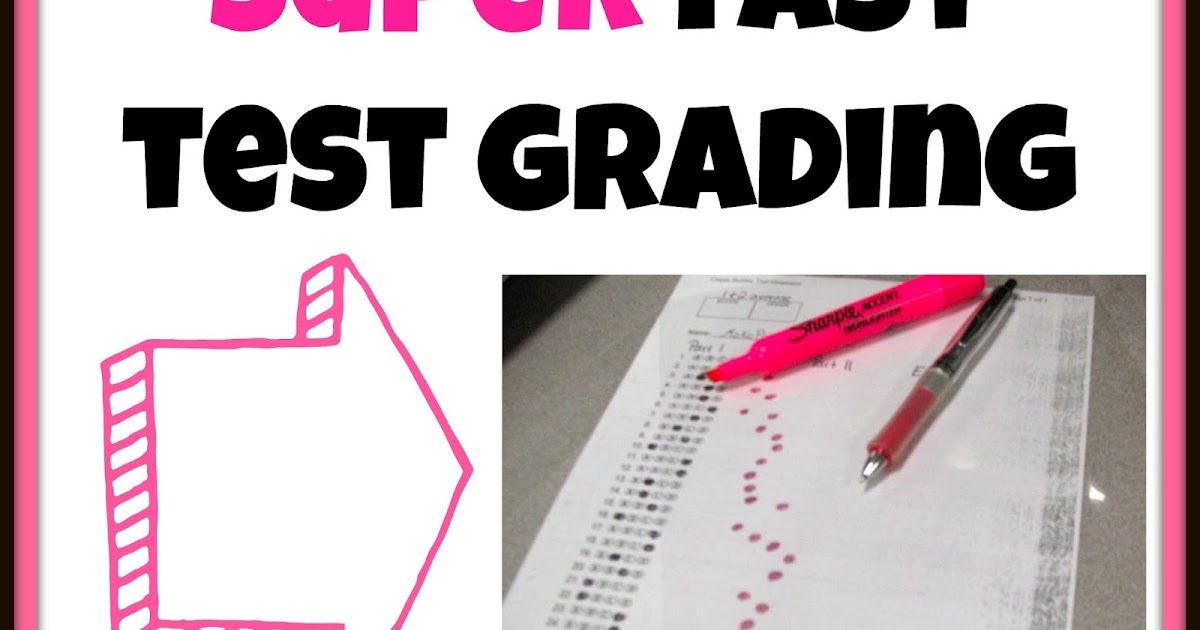 Easy Test Grading Method