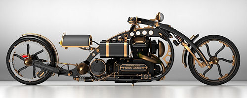 The Presurfer: Black Widow Steampunk Chopper