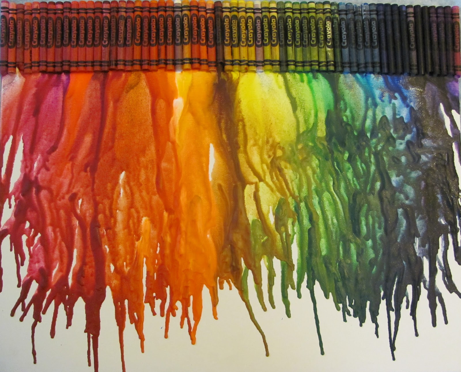 Squirrel in the Garden: How to Use Up Old Art Supplies: Crayons