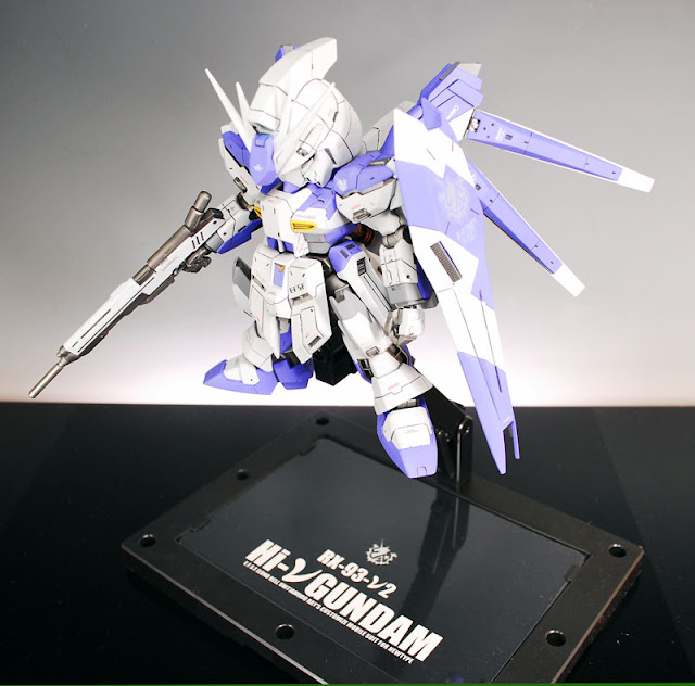 GUNDAM GUY: SD RX-93-v2 Hi-v Gundam - Custom Build