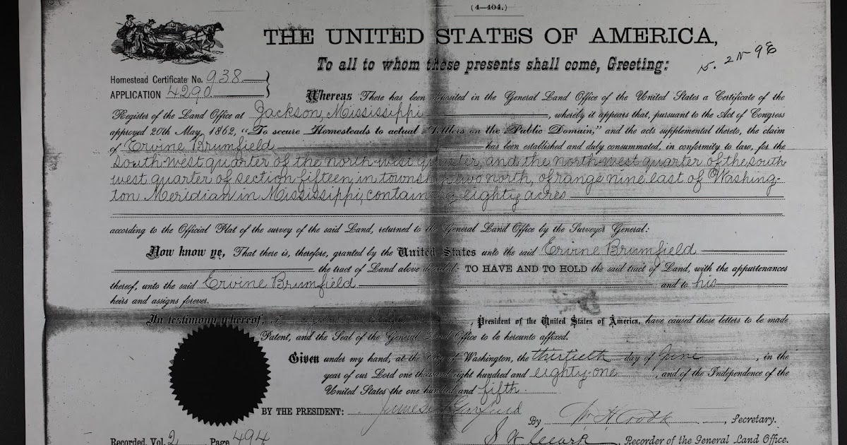 Brumfield Genealogy and other Branches and Trees: Brumfield Settlement ...