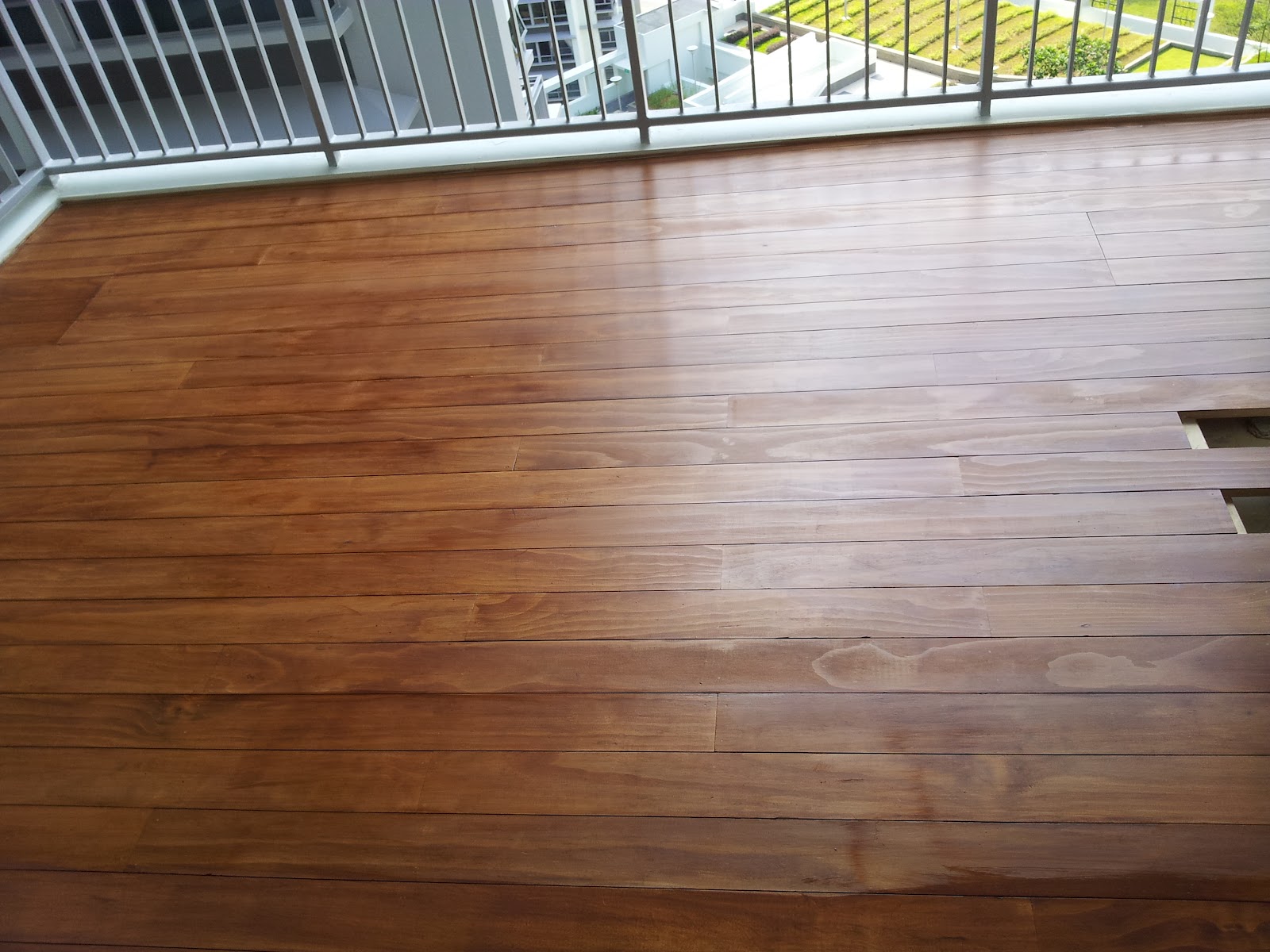 Somewhere Over the Rainbow: Path to a HDB Tai-tai: Balcony Decking