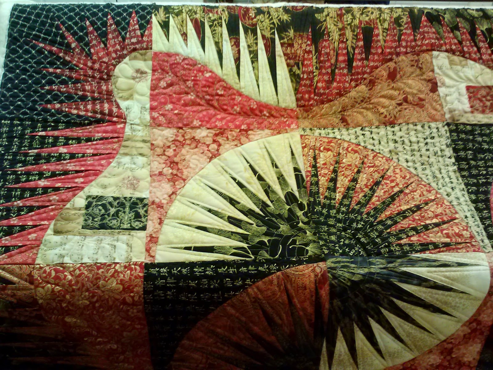 Just Quilted by Gina Boone: Two quilts...Same pattern...two fabric ...