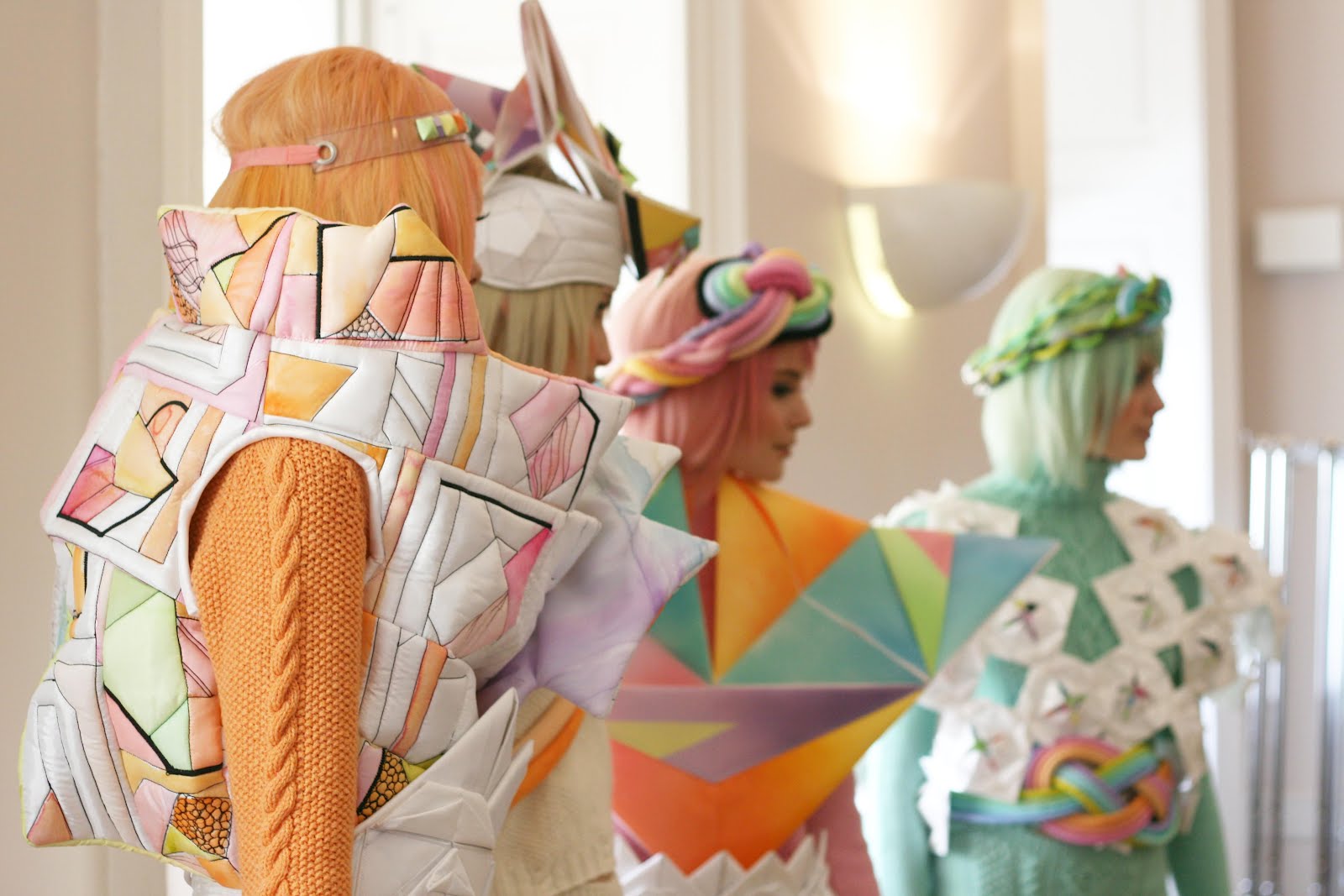 fredbutlerstyle: Thurs 23 Feb: Backstage at Fred Butler AW12 by Emily Beard