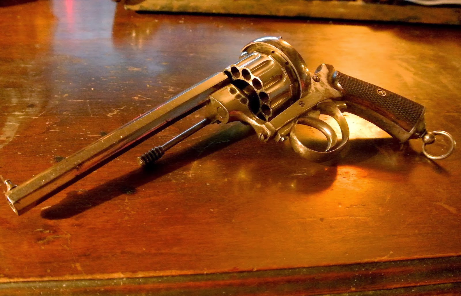 John John Jesse: 12 Shot Belgian LEFAUCHEUX Pinfire Revolver