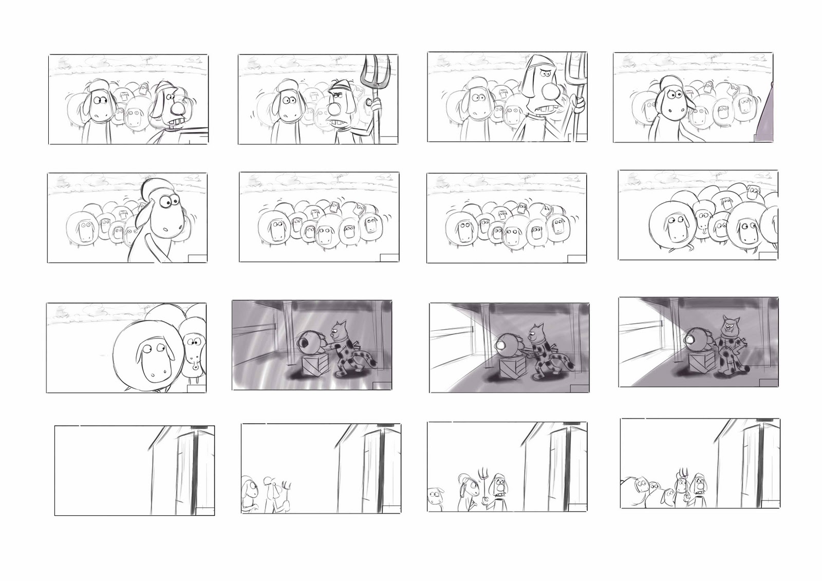 Shaun The Sheep Wallpapers: Shaun The Sheep Story Board