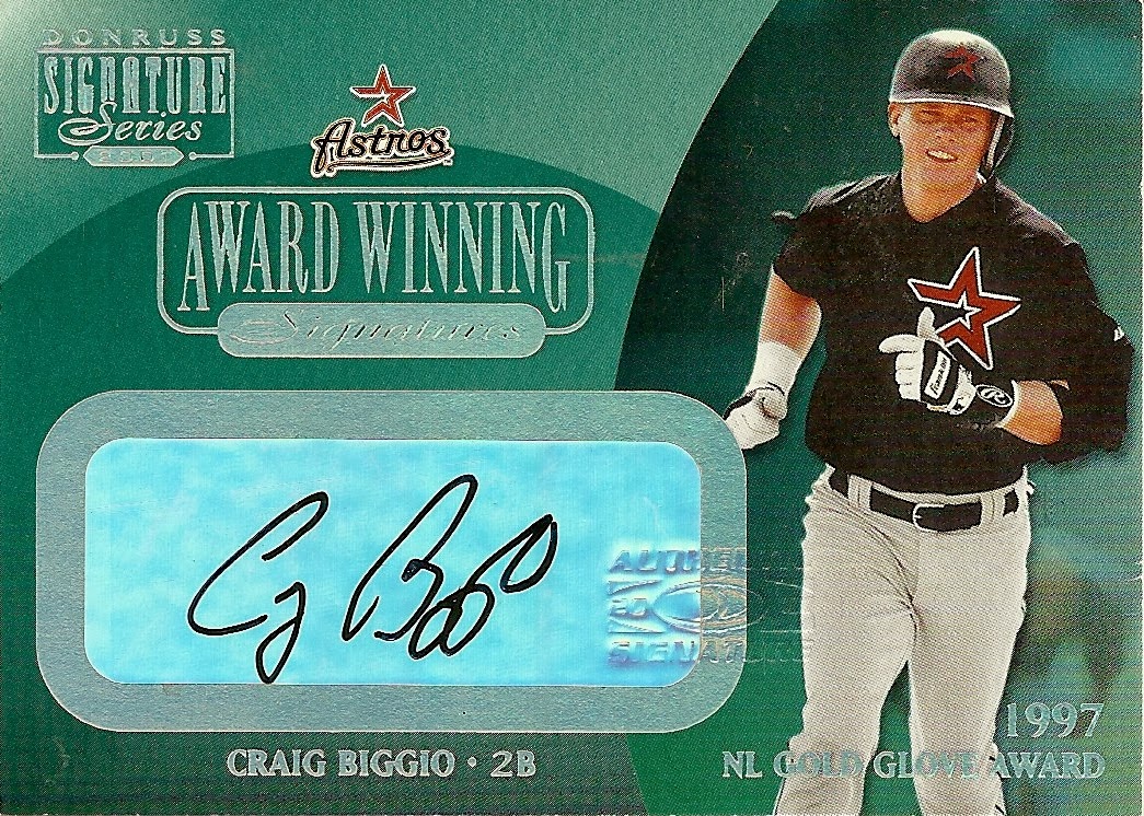The Snorting Bull: My Top 50 Players On Cardboard-#40 Craig Biggio