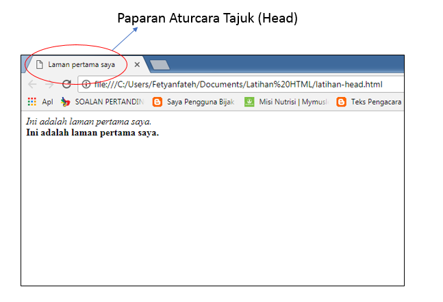 imhuda weblog: Asas-asas HTML