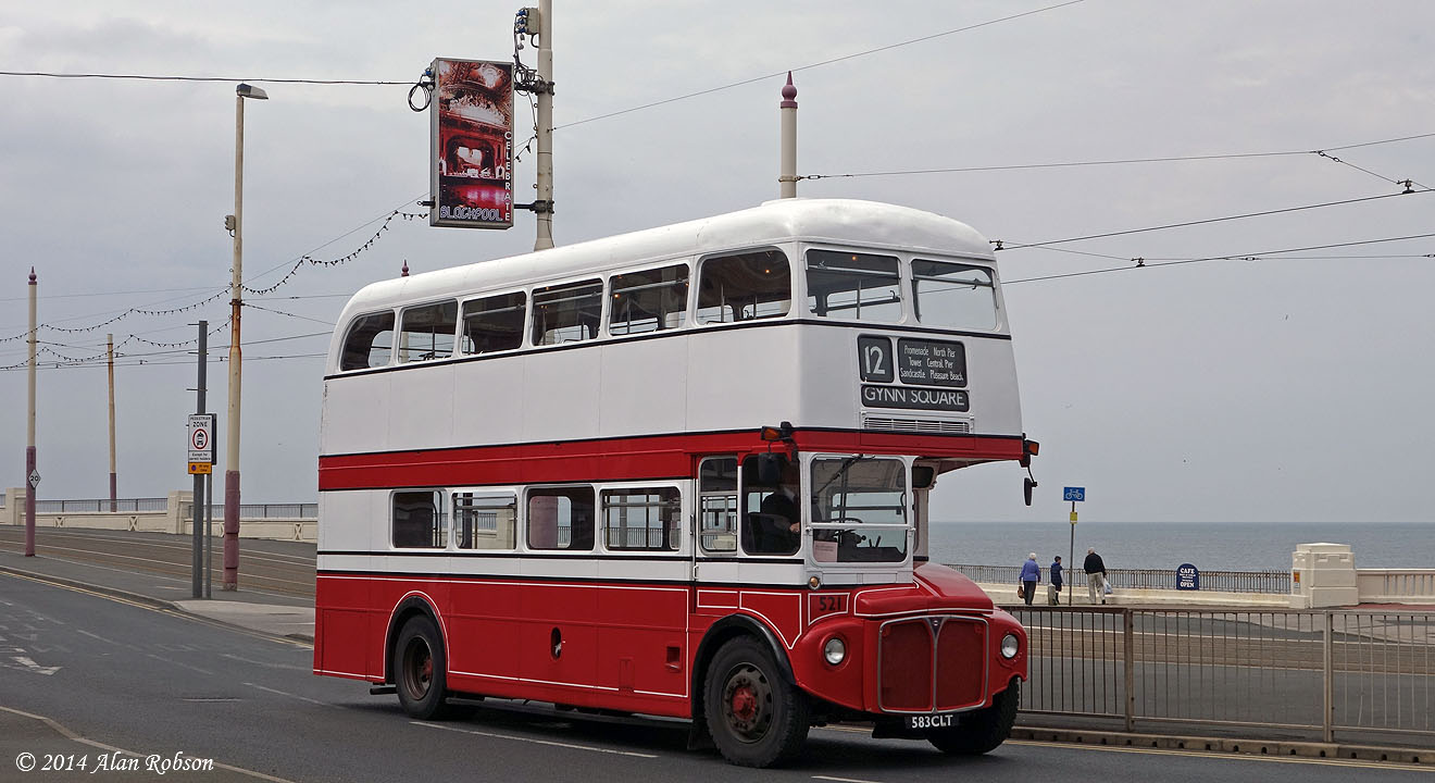 Blackpool Tram Blog: Routemaster 521 enters service on the Seafront 12