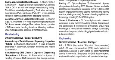 NABL GUIDELINES: Zydus - Walk-In Interview for QC / QA / Manufacturing / Packing / Warehouse ...