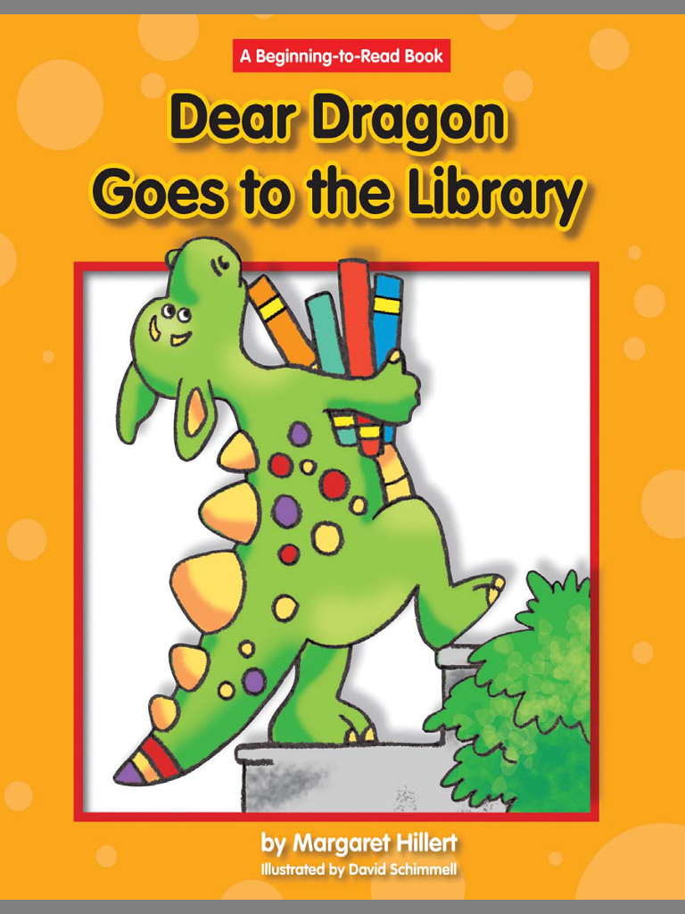STORYWRAPS: Dear Dragon Goes to the Library - a bookwrap