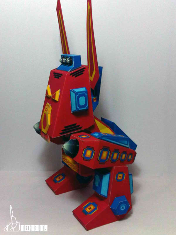 MechaBunny Papercraft – Mecha6.4 | Papercraft Paradise | PaperCrafts ...
