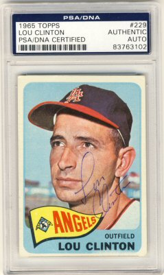 Droidtrader's Sports Memorabilia: 1965 Topps Lou Clinton