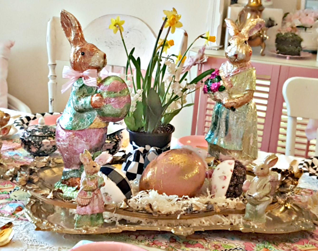 Penny's Vintage Home: MacKenzie Childs Style Tablescape