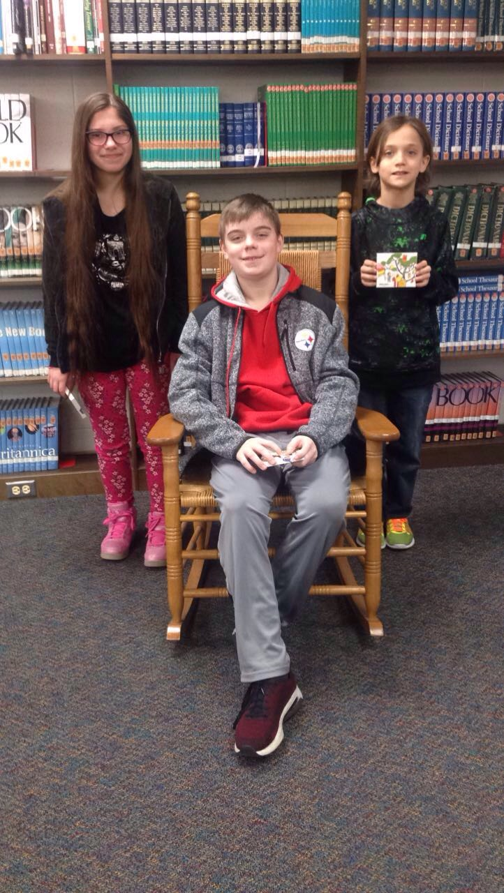 Library Happenings at WMS: 2nd Nine Weeks Reading Rocks Winners Announced