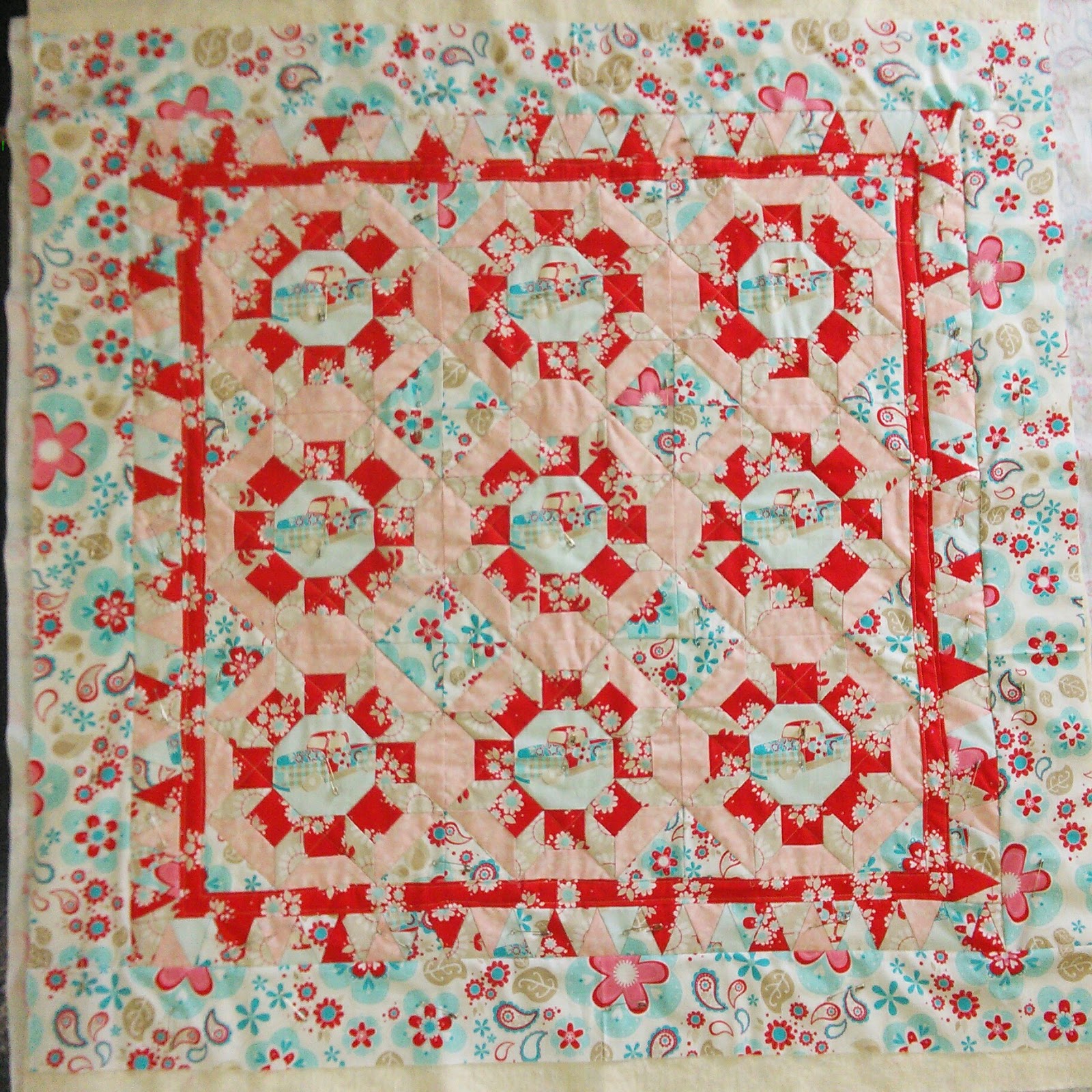 Cynthia's Creating Ark: My Castle Wall Quilt is Finished.