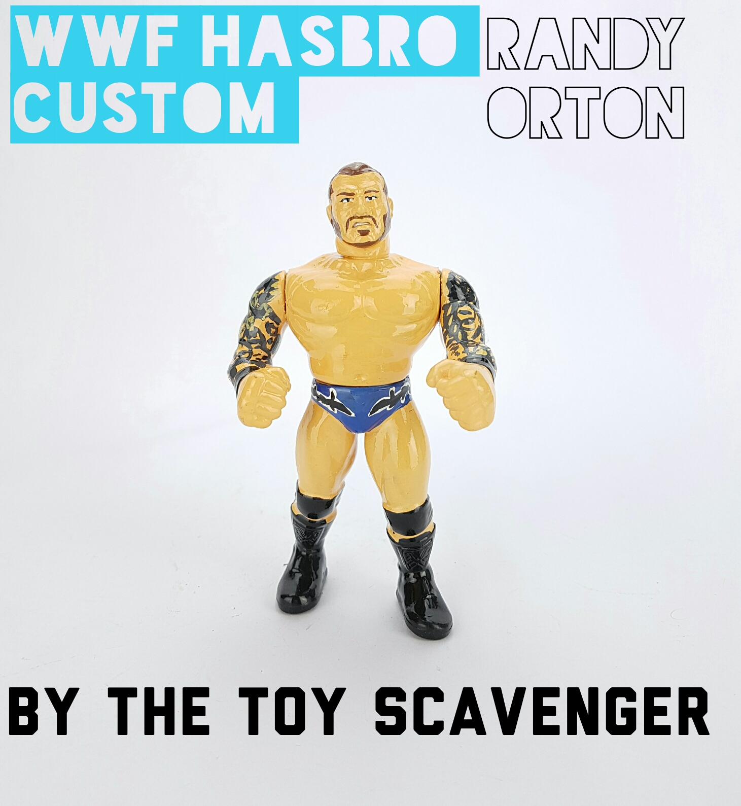 WWF Hasbro Custom Action Figure ☆ Randy Orton | Vintage Action Figures ...