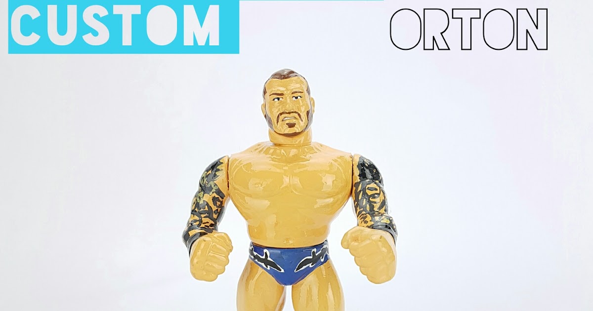WWF Hasbro Custom Action Figure ☆ Randy Orton | Vintage Action Figures ...