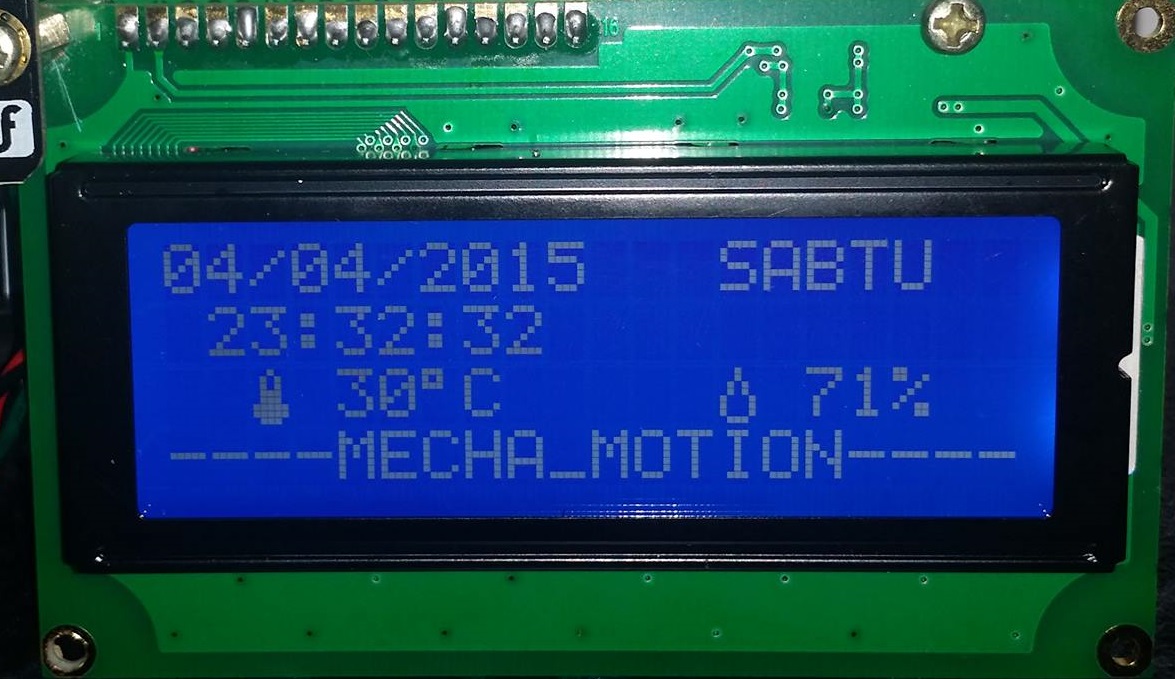 MechaMotion: Arduino LCD pin assigning and programming declaration