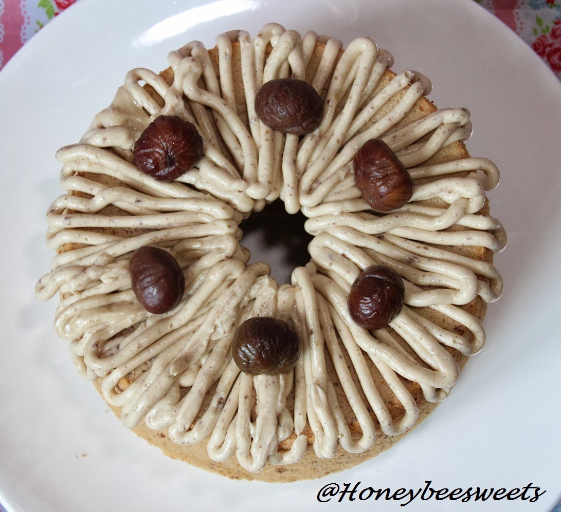 Honey Bee Sweets: Chestnut Chiffon Cake