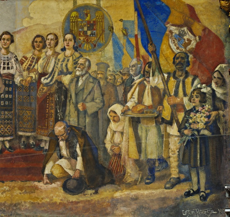 Turist în București: Fresca Ateneului Român