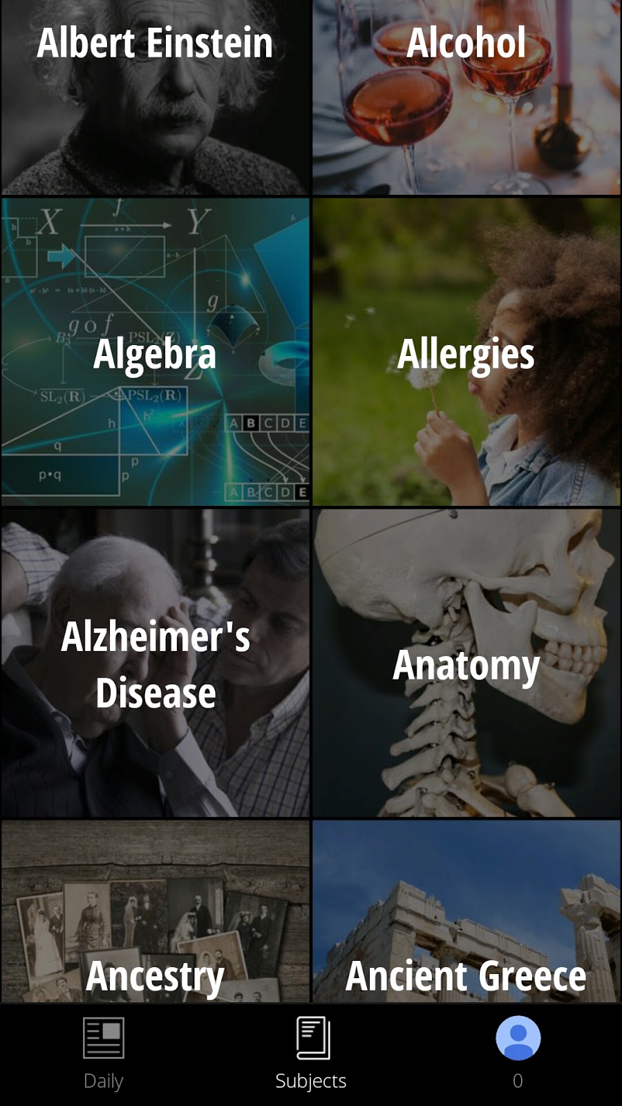 Review of Curiosity - a daily knowledge app