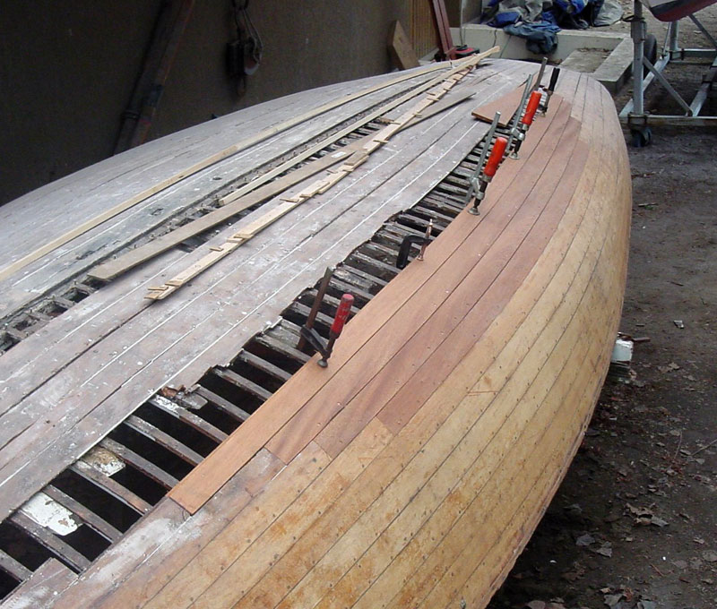 La construction de la coque - 2ème étape