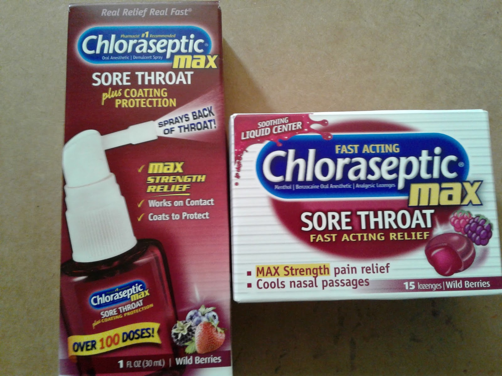 Edge of Insanity: Sore throat? #Chloraseptic to the rescue!