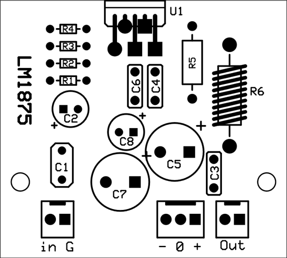 PCB. component layout