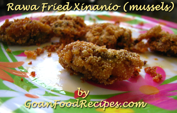Mussels Rawa Fried (Xinanio) | Goan Food Recipes