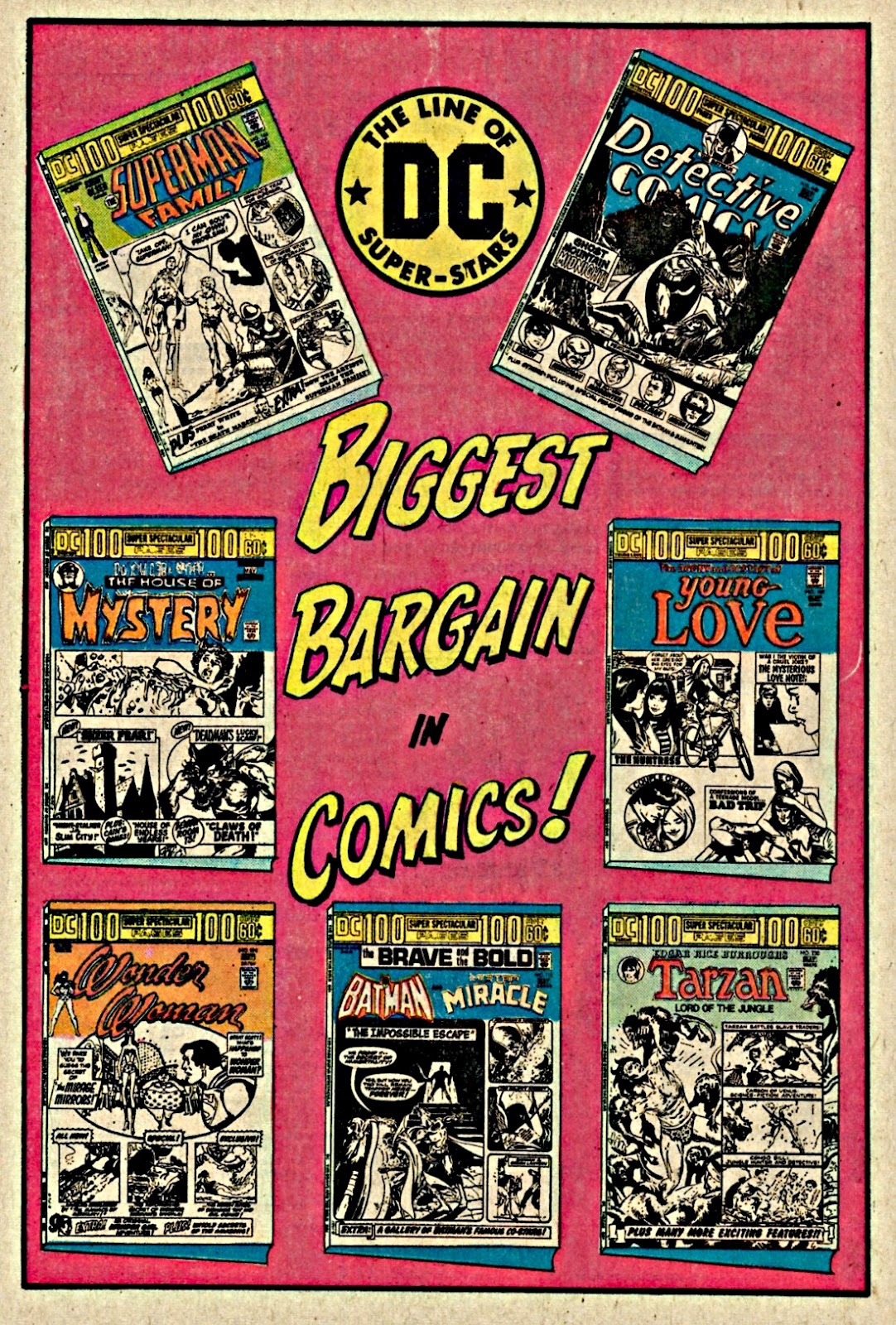 More 1970s DC Comics house ads