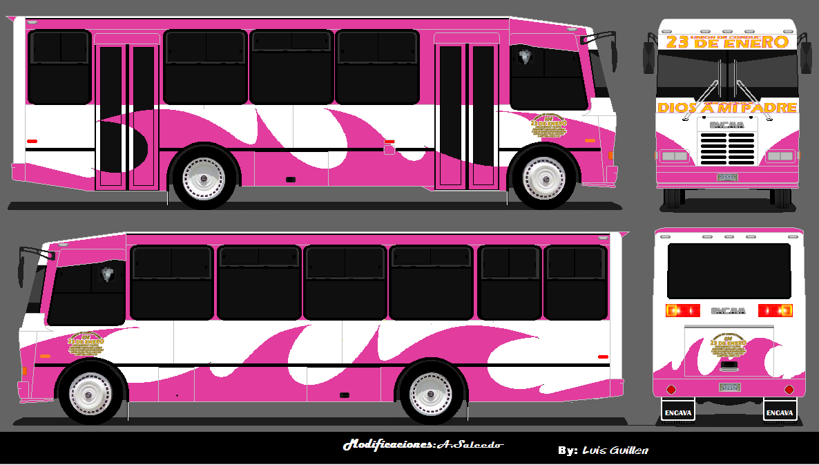 Diseños Encava y Otra Buses Venezuela