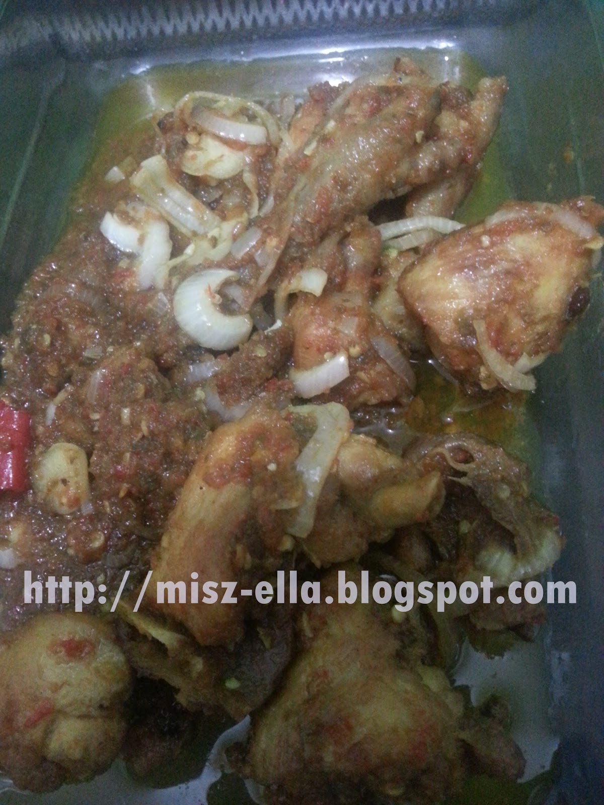 Ayam Sambal Cili Api buat Aiman ~ Dari Jari Jari Halusku