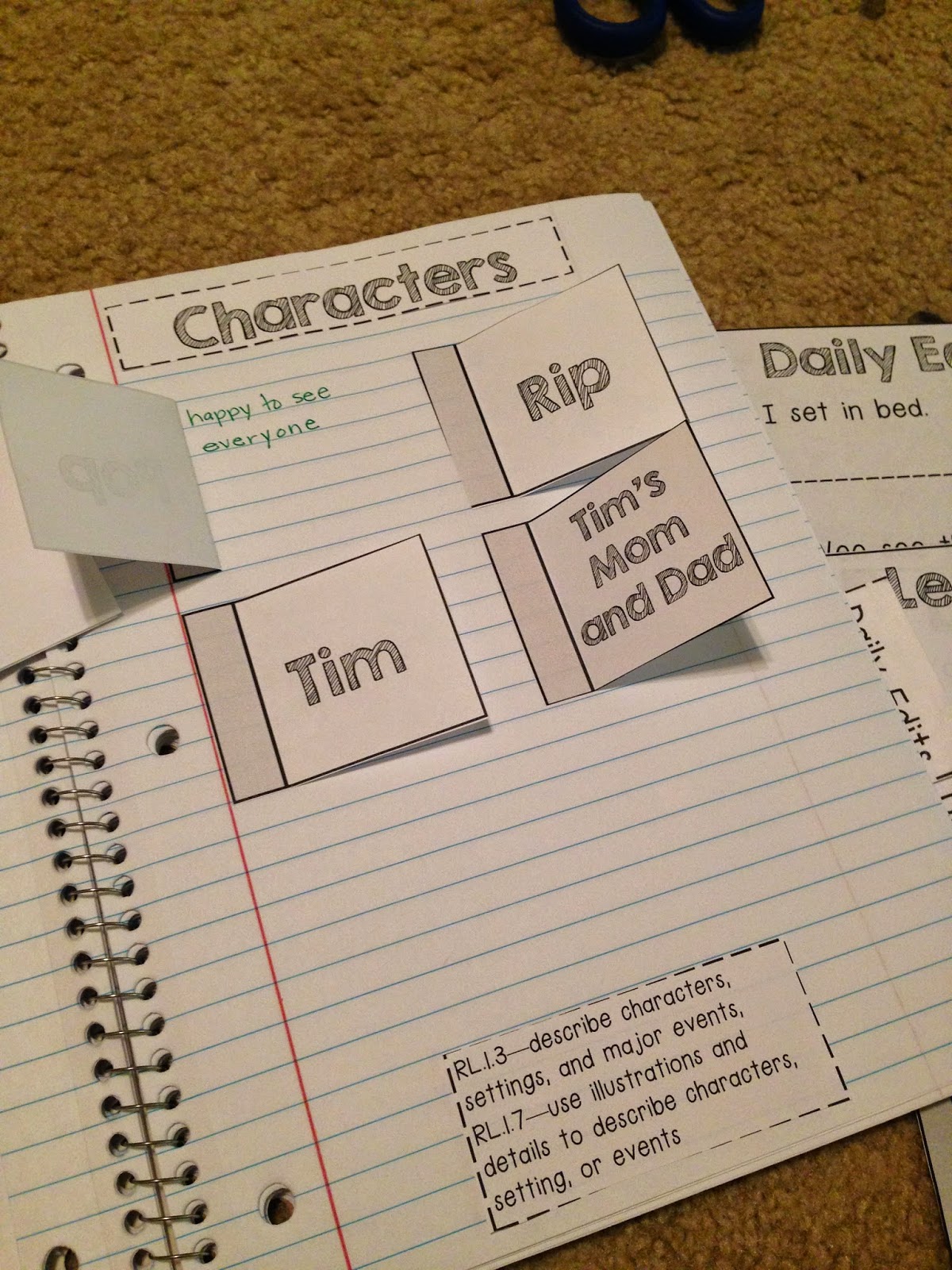 Journeys Interactive Notebooks for Lessons 1, 2, and 3! TONS of ...
