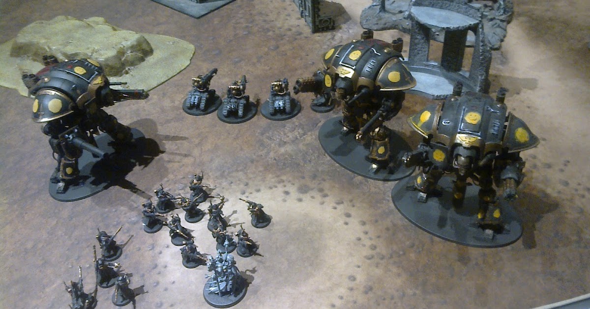 Imperial Knights, Astra Militarum and Adeptus Mechanicus: Battle Report 14