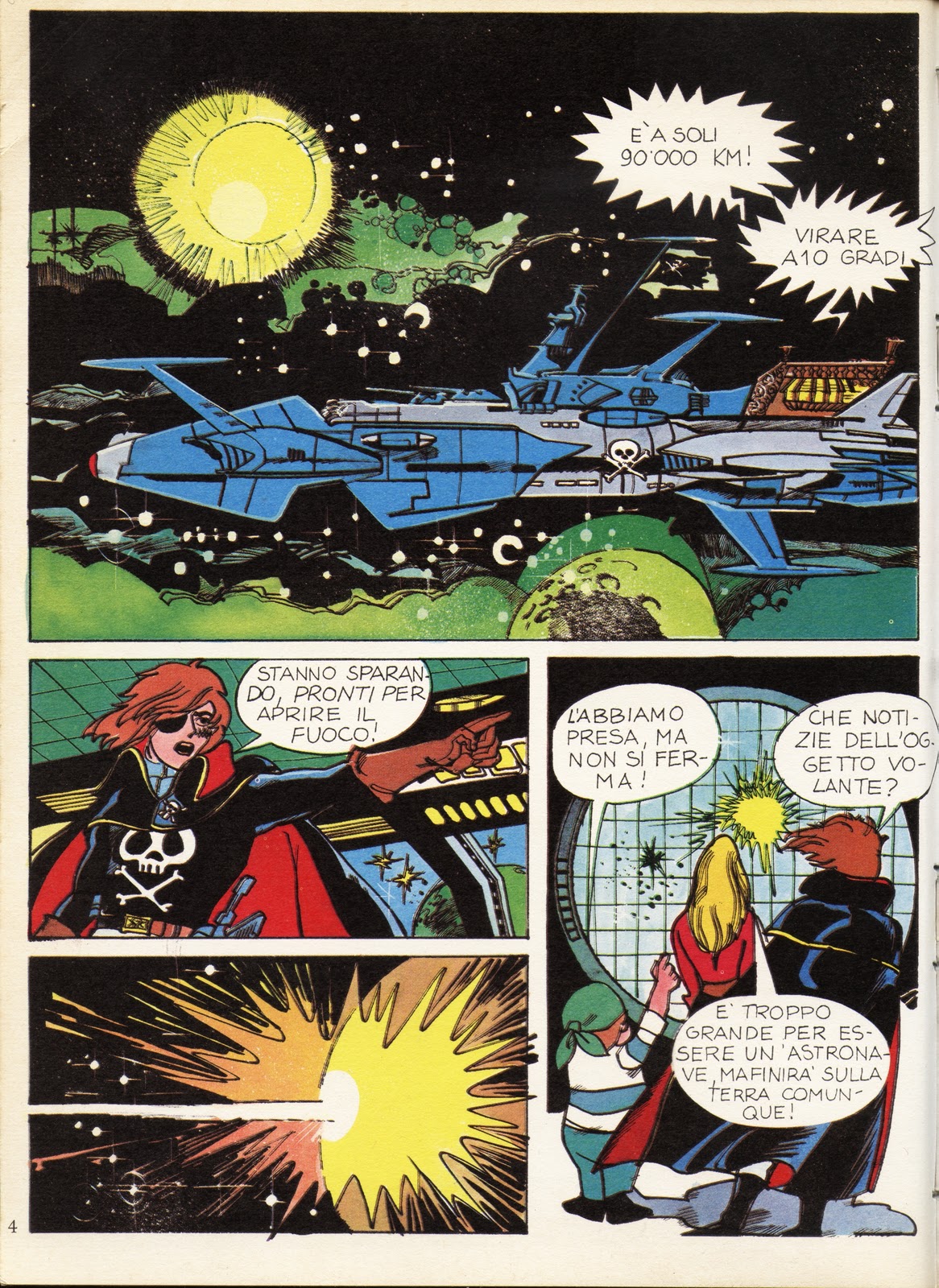 I MANGA ITALIANI: Capitan Harlock - #02 - Un volo proveniente dall'ignoto