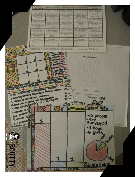 Transformation Tuesday: Math Menus- Game Show Menu - The Routty Math ...