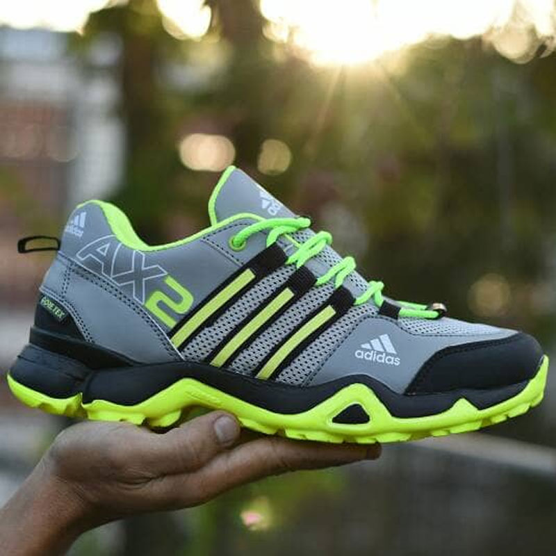 Sepatu Tracking Adidas AX2 Abu Hijau [AX2-801] | Omsepatu.com