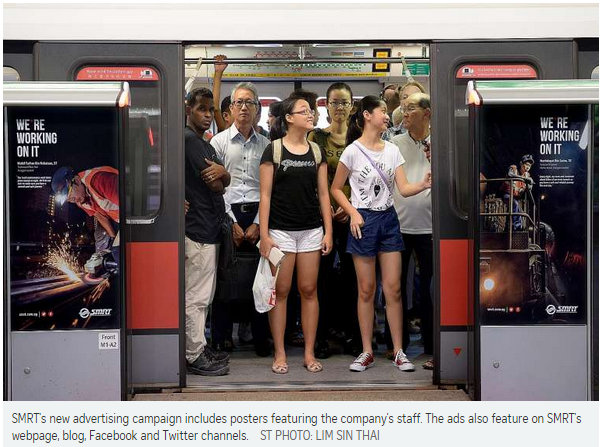 If Only Singaporeans Stopped to Think: SMRT staff front ad campaign