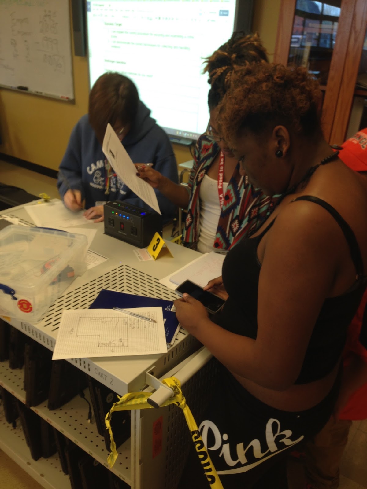 Mr. Freeburg's Forensic Science Class: Crime Scene Sketching Lab