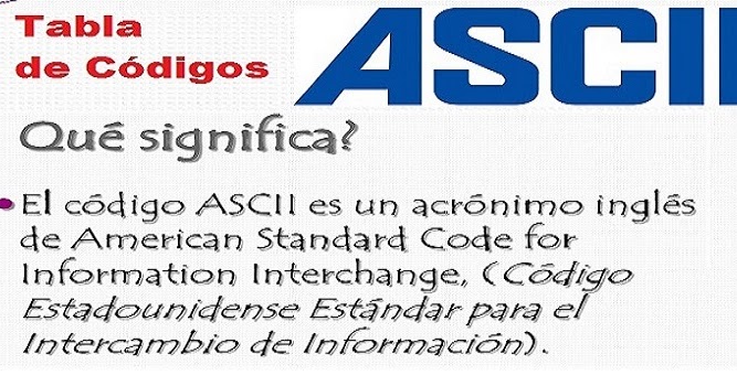 Tabla de Códigos ASCII Completa - Programación en Microsoft Visual Studio .Net