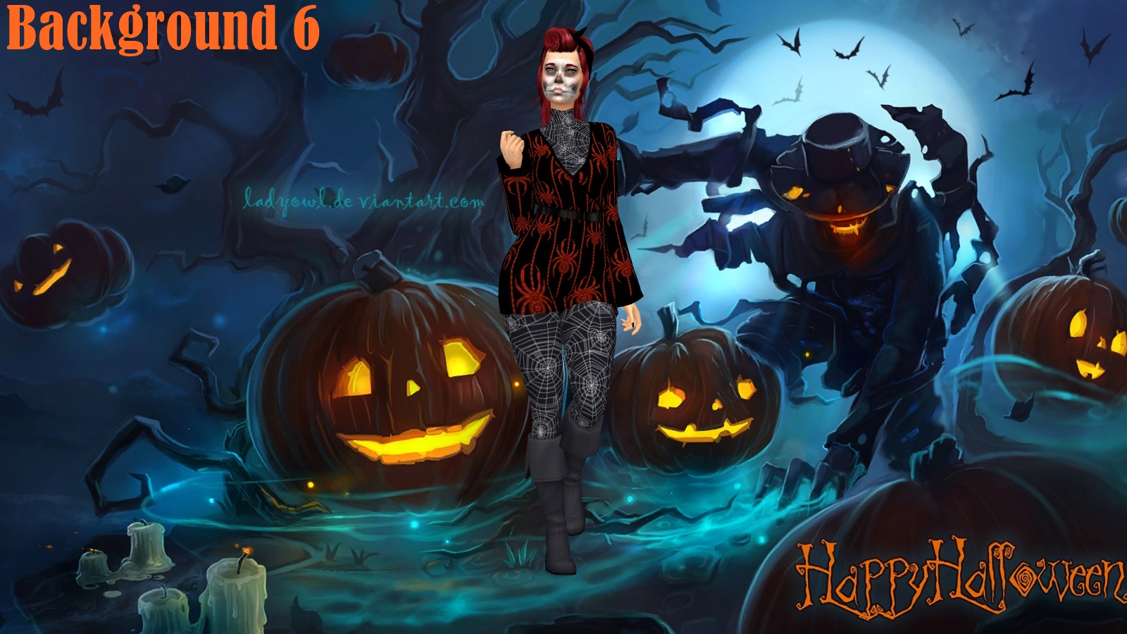 Annett's Sims 4 Welt: CAS Backgrounds "Halloween 2018"