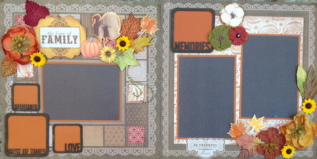 AMAZING GRACE Paper Crafts: Fall Layouts
