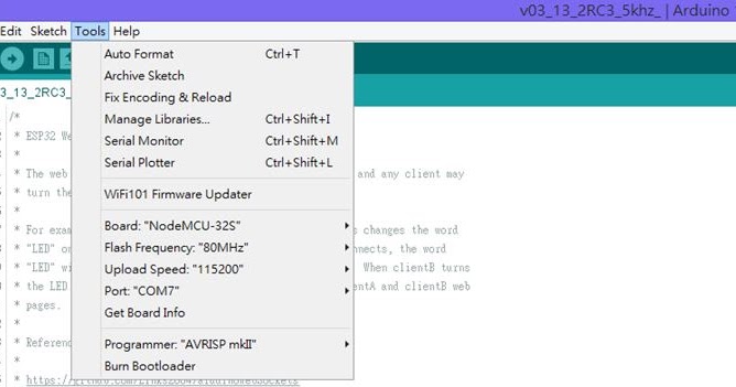 Blog of Wei-Hsiung Huang: How to add sketch data upload function to Arduino IDE for ESP32 and ...