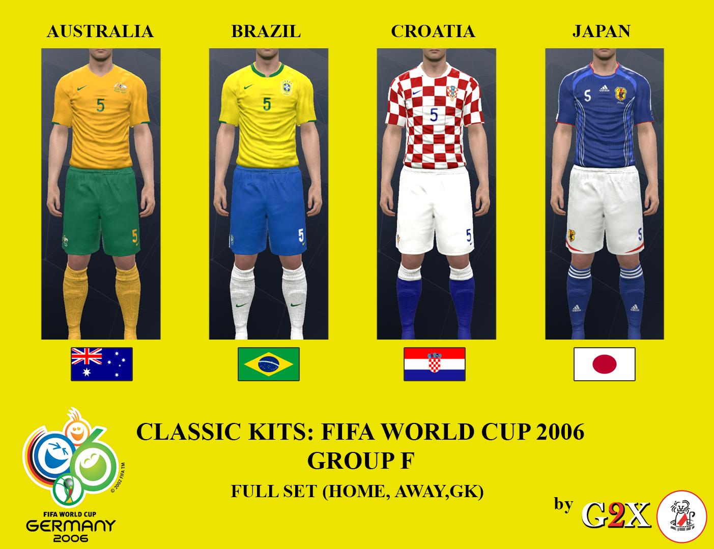 pes-modif: PES 2017 World Cup 2006 Group F Kits by G2X