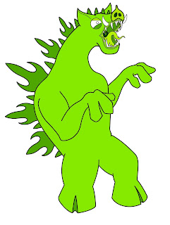 Death From Above !: TiK Contest - Pigzilla - Outline and base colour