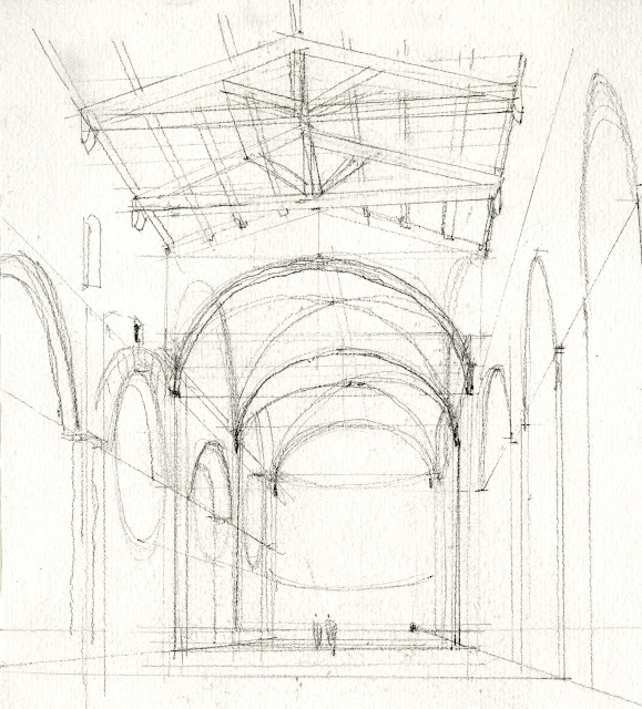Drawing Perspectives: TIP 9/10: Use Ellipses to Sketch Arches