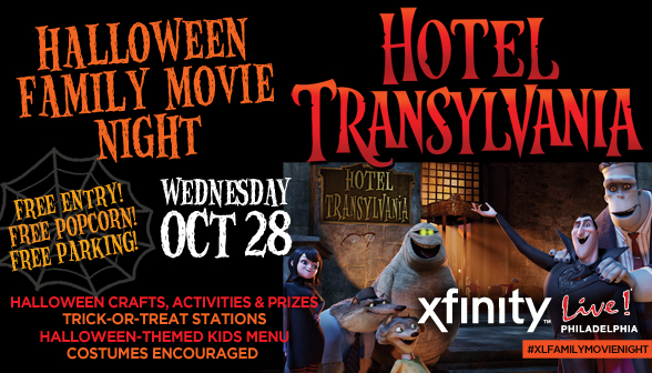 XFINITY Live! October Family Movie Night featuring Hotel Transylvania ...
